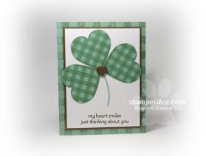 Making a Four Leaf Clover Card