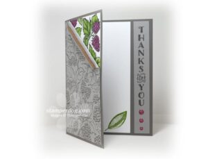 Vertical Thank You Card